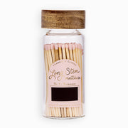 Blush Pink Long Stem Match Jar