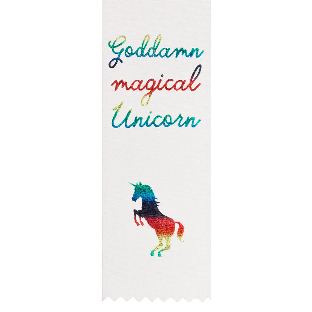 Magical Unicorn Award Ribbon