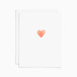 Rose Gold Heart Card