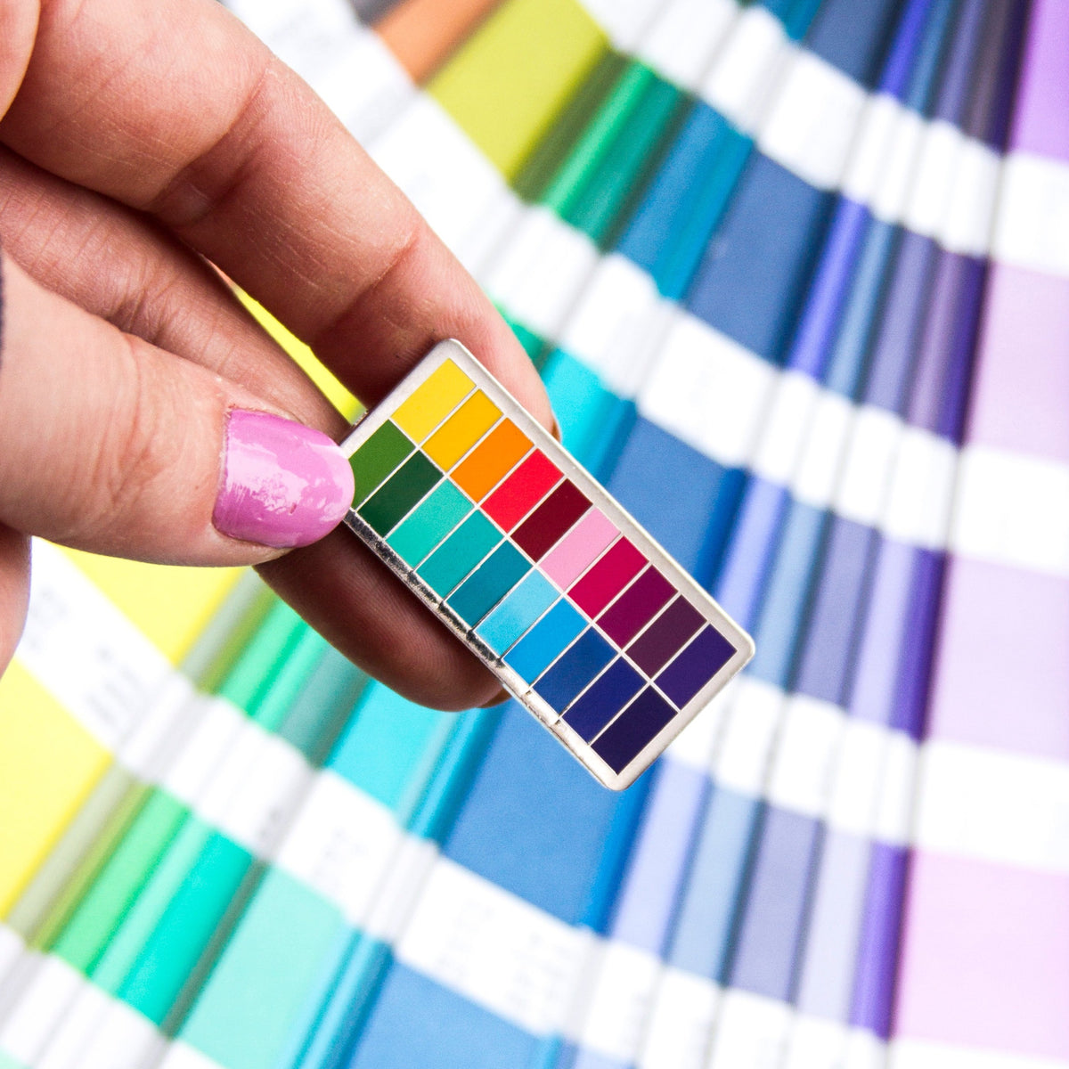 Color Palette Enamel Pin
